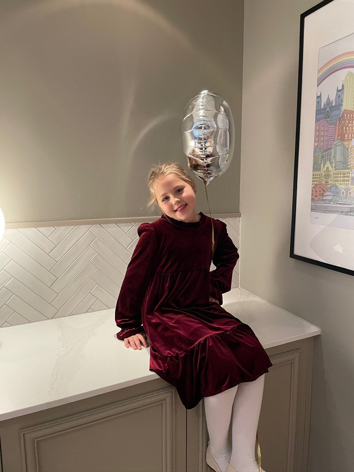 27 KIDS Betti Kjole - Wine Red | Brando - brando.no